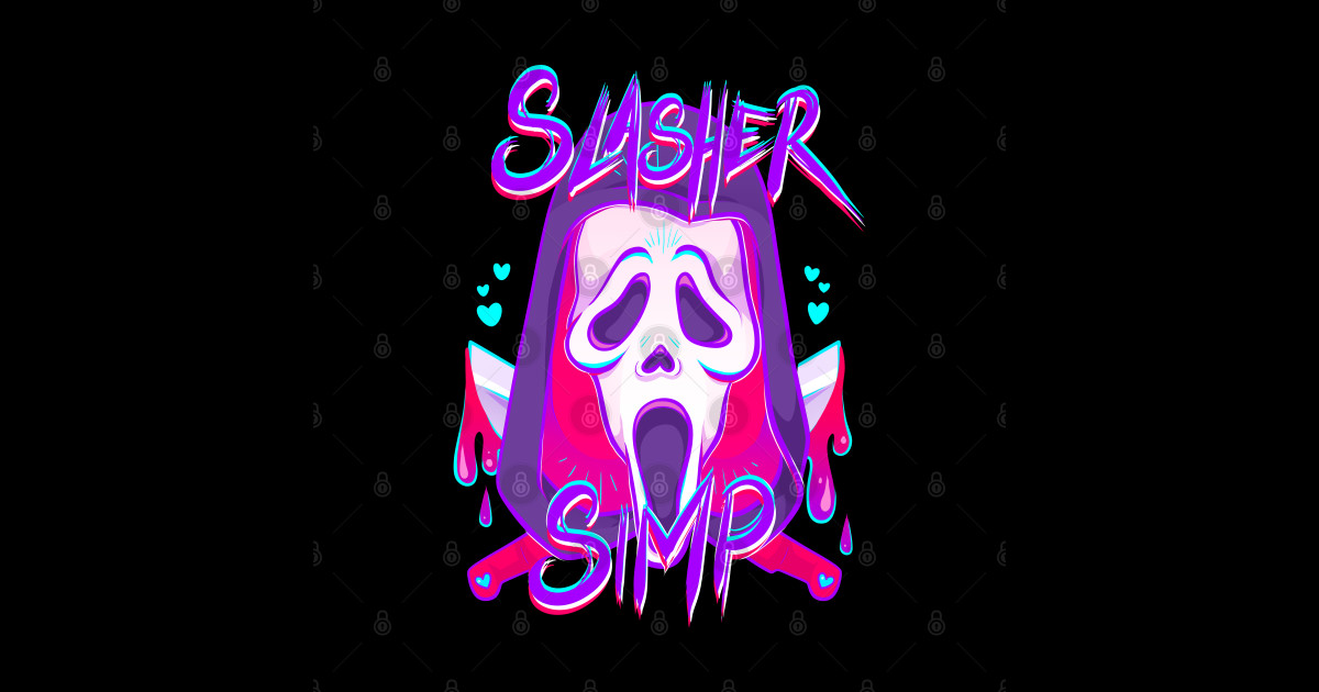 Slasher Simp Ghostface Version - Ghostface - Posters and Art Prints ...