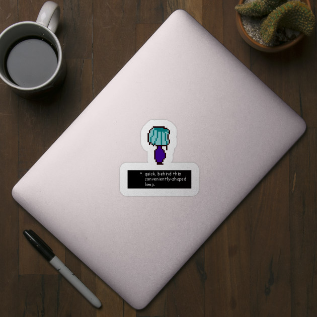 Undertale - Lamp - Undertale - Sticker | TeePublic