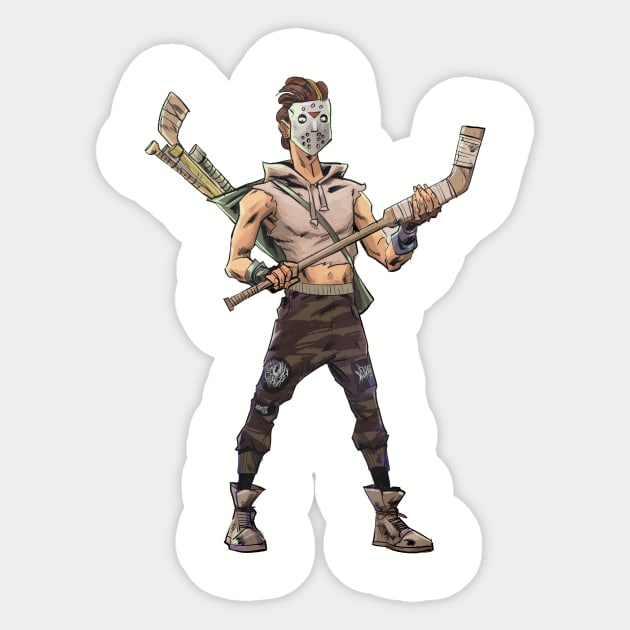 TMNT Casey Jones - Ninja Turtles - Sticker | TeePublic