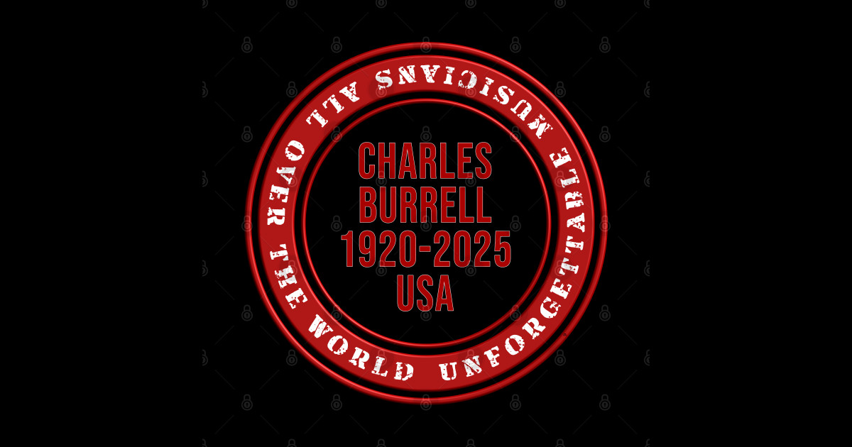 Charles Burrell 7/7/26 USA 1920 2025 Music D5051 - Charles Burrell ...