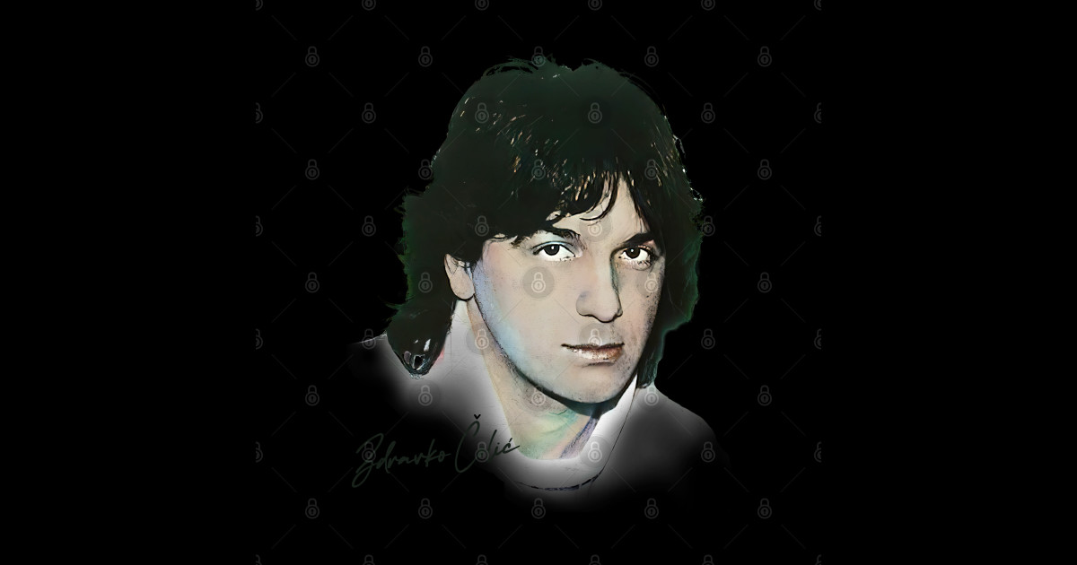 Zdravko Čolić 80s Aesthetic - Zdravko Colic - Sticker | TeePublic