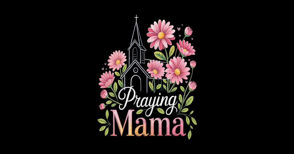 Praying Mama Religious Mama - Praying Mama Religious Mama - Sticker ...