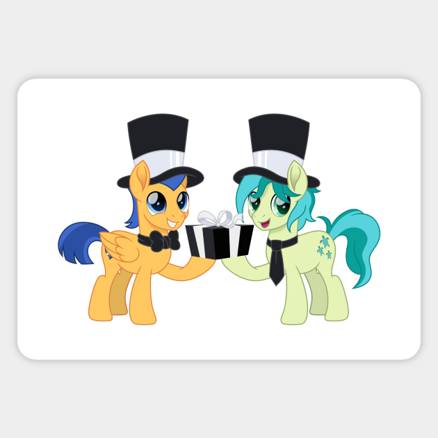 Flash Sentry and Sandbar happy birthday - My Little Pony - Sticker ...
