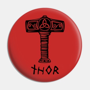 Mjolnir Mjollnir Thor Norse Mythology Pins and Buttons for Sale | TeePublic