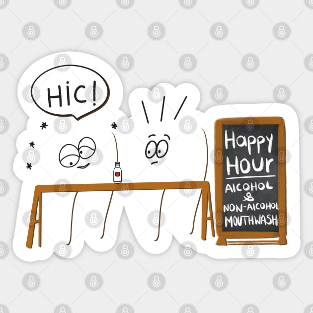Happy Hour - Happy Hour - Sticker | TeePublic