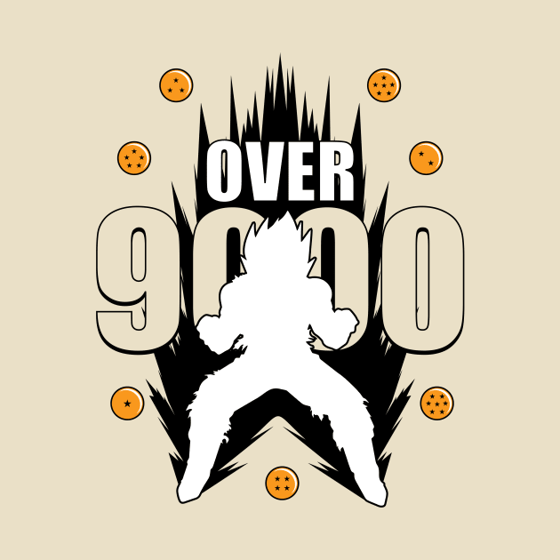 Over 9000 - Over 9000 - T-Shirt | TeePublic