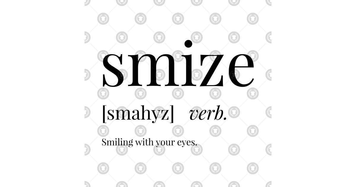 Smize Definition - Smize - T-Shirt | TeePublic