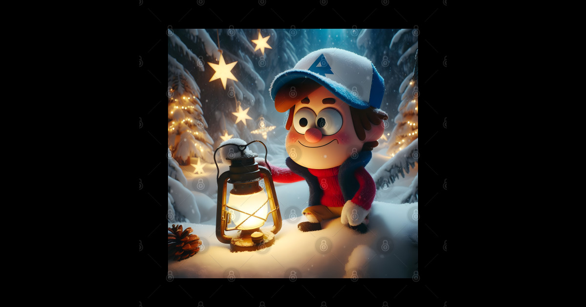 Unveiling Enigmatic Holiday Magic: Gravity Falls Christmas Art for ...