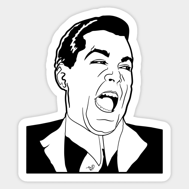 Ray Laugh Meme by Tai's Tees - Ray - Sticker | TeePublic