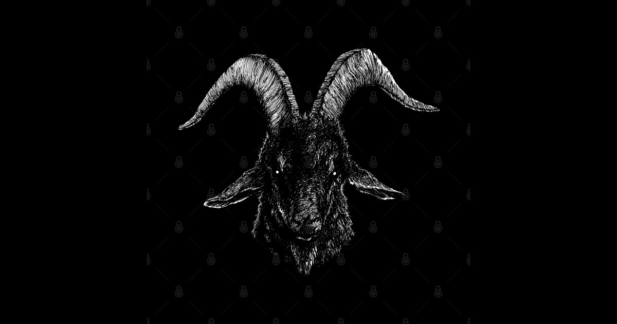 Black goat - Black Goat - Sticker | TeePublic