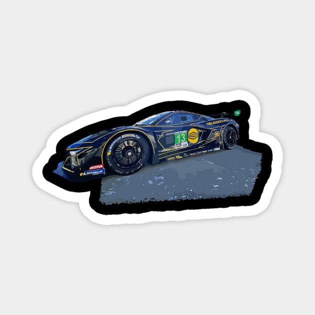 IMSA AWA Racing C8 Corvette GT3R GTD Race Car Supercar Sports Car ...