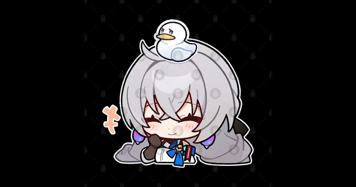 Honkai Star Rail Chibi Bronya - Honkai Star Rail - Sticker | TeePublic