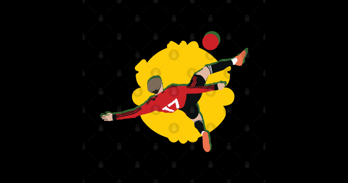 Garnacho 17 Man Utd Overhead Kick Goal Collage - Alejandro Garnacho ...