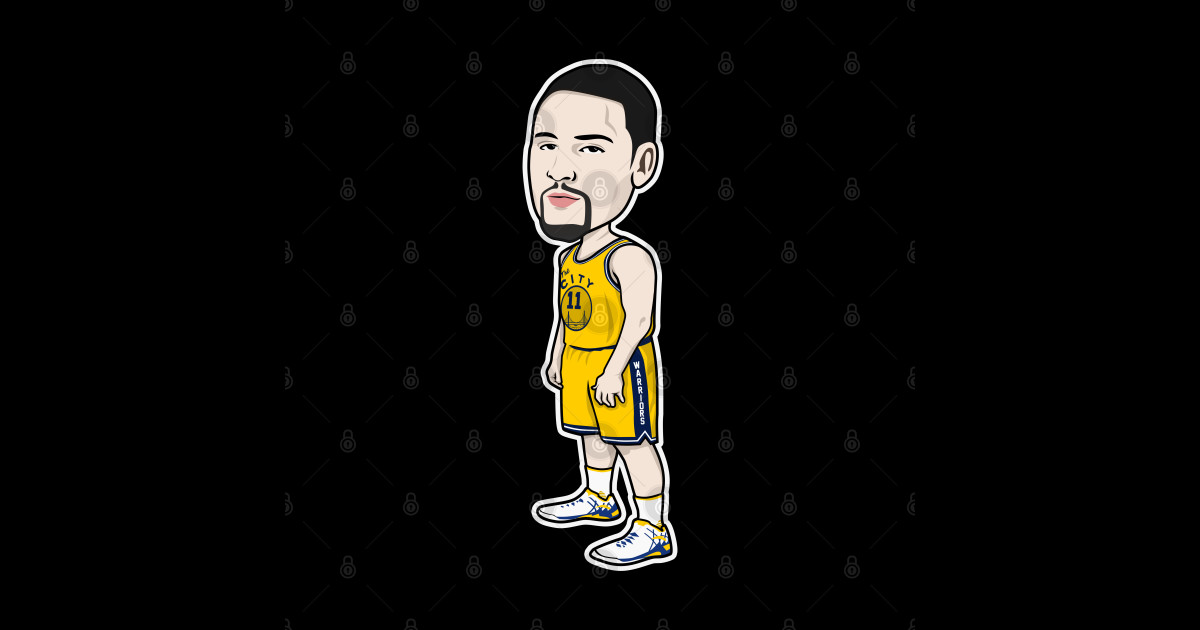 Klay Thompson Cartoon Style - Klay Thompson - Sticker | TeePublic