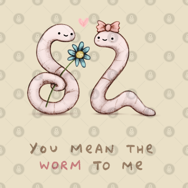 Worm Love - Worm Love - T-Shirt | TeePublic