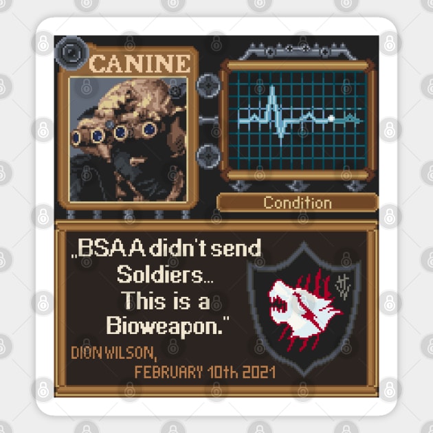 Resident Evil Village Pixel Art - Resident Evil - Sticker | TeePublic