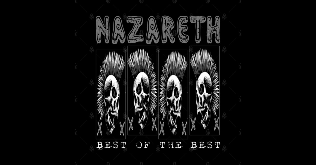 Nazareth skull - Nazareth - Sticker | TeePublic