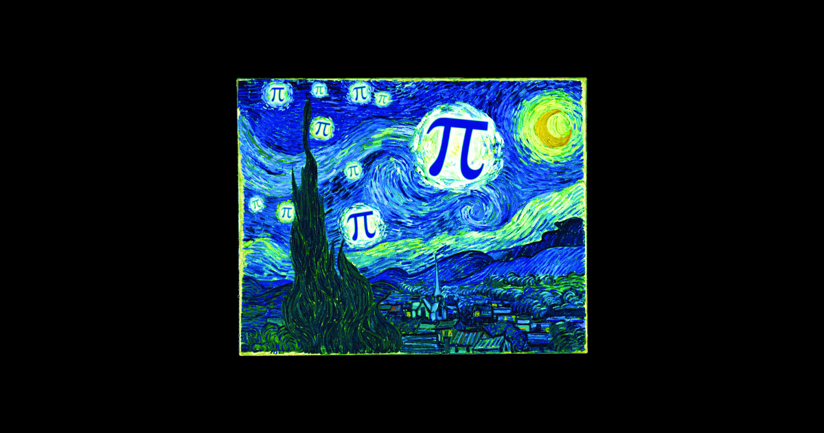 Pi in the Sky - Pi Day - Sticker | TeePublic