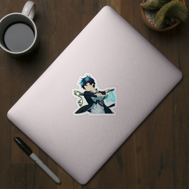 Rin Okumura Blue Exorcist - Blue Exorcist - Sticker | TeePublic