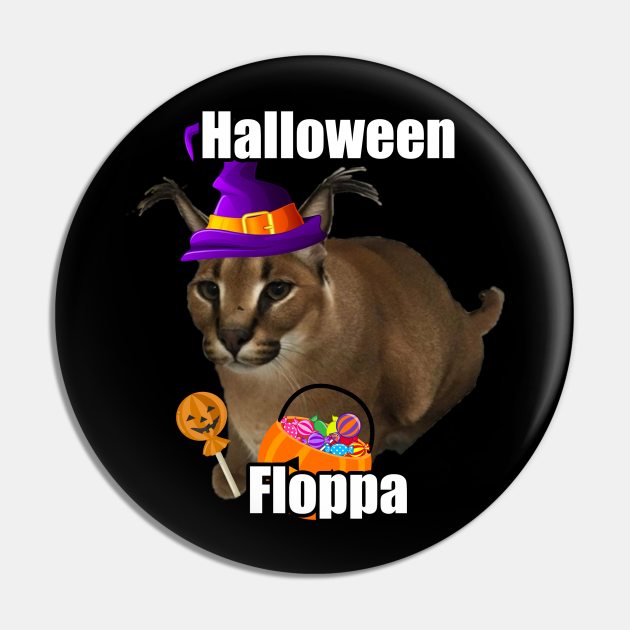 Halloween Big Floppa Meme - Caracal Cat Beloved Spooky Funny Cute ...