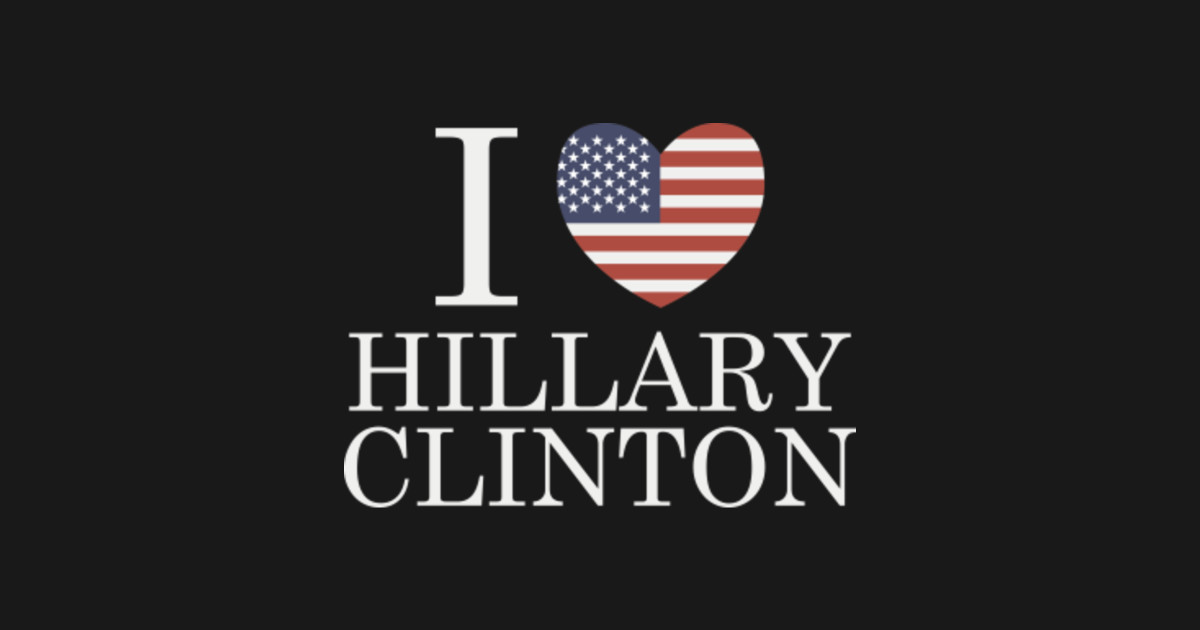 I Love Hillary Clinton - I Love Hillary Clinton - Sticker | TeePublic