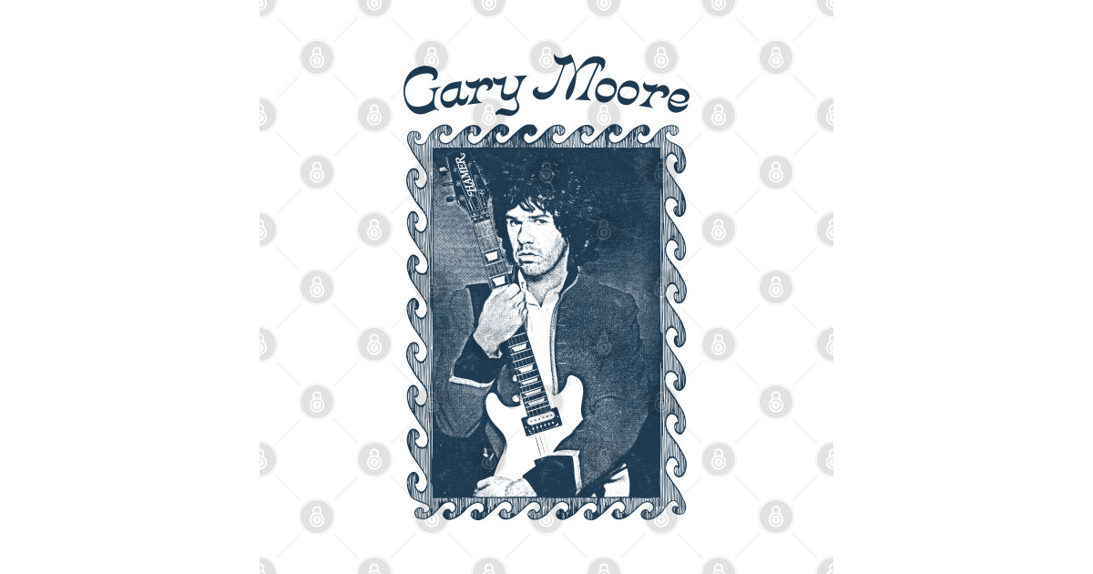 Gary Moore / Irish Guitarist Design - Gary Moore - T-Shirt | TeePublic