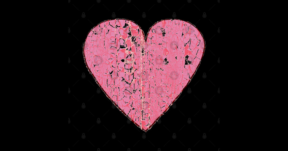 WORN OUT HEART - Heart - Pillow | TeePublic