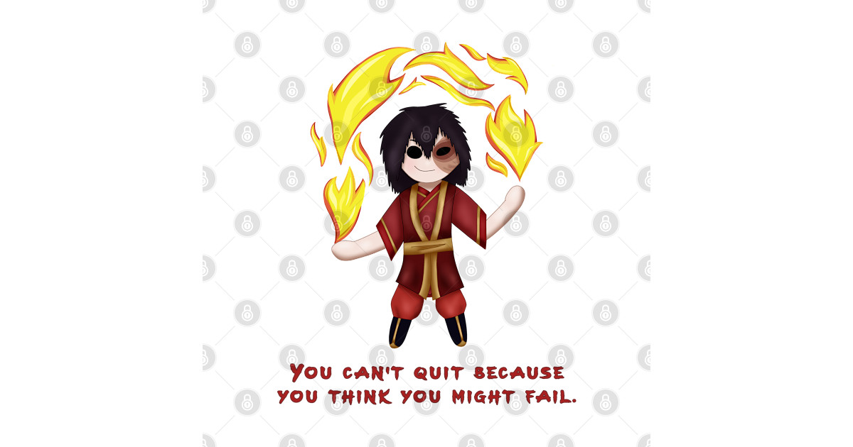 Zuko Chibi Quote - Avatar The Last Airbender - T-Shirt | TeePublic