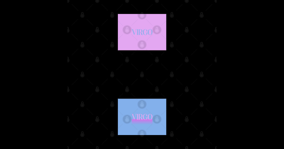 virgo zodiac sign, blue pink - Virgo Zodiac - Sticker | TeePublic
