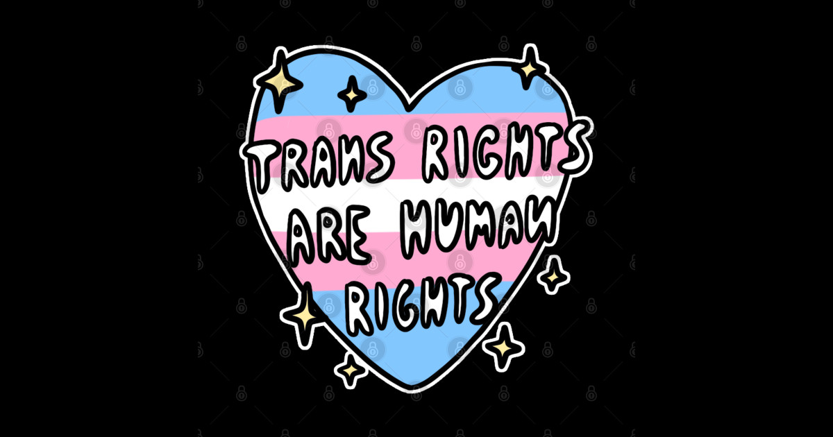 trans rights are human rights - Trans Rights - Sticker | TeePublic