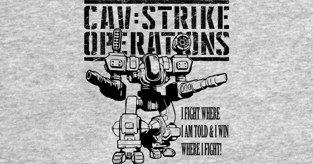 CAV: Strike Operations "I Fight to Win!" Alternate - Cav - T-Shirt ...