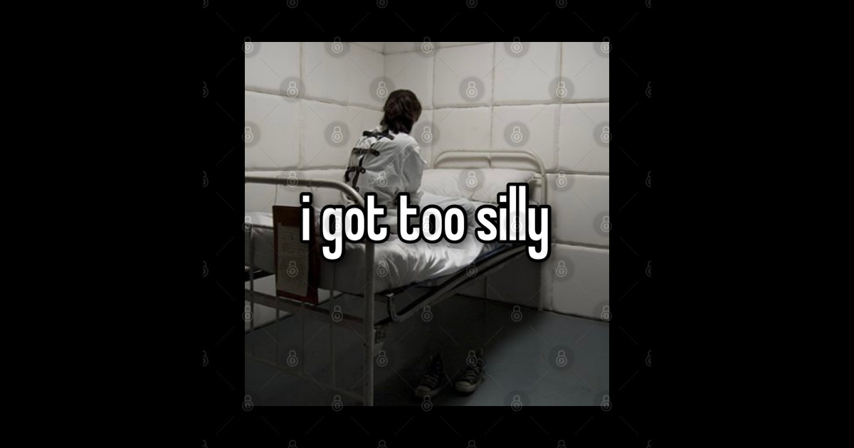 I Got Too Silly Funny Meme - I Got Too Silly - Sticker | TeePublic
