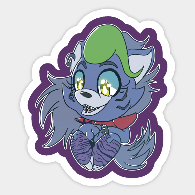 Chibi Fnaf Security Breach Roxxy - Fnaf - Sticker | TeePublic