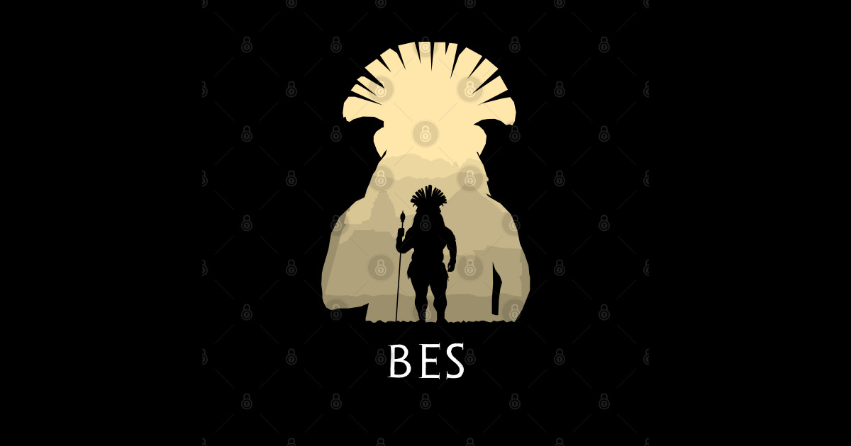 Egyptian Deities - Bes - Bes Egyptian God - Sticker | TeePublic