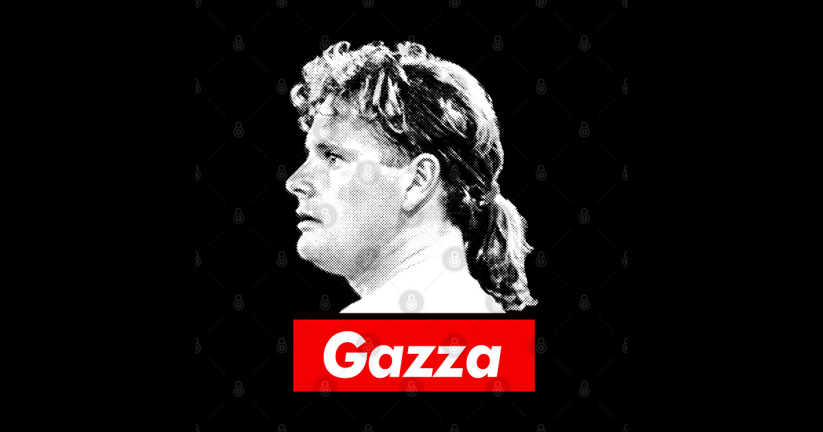 Gazza //// 90s Aesthetic Design - Gazza - Sticker | TeePublic
