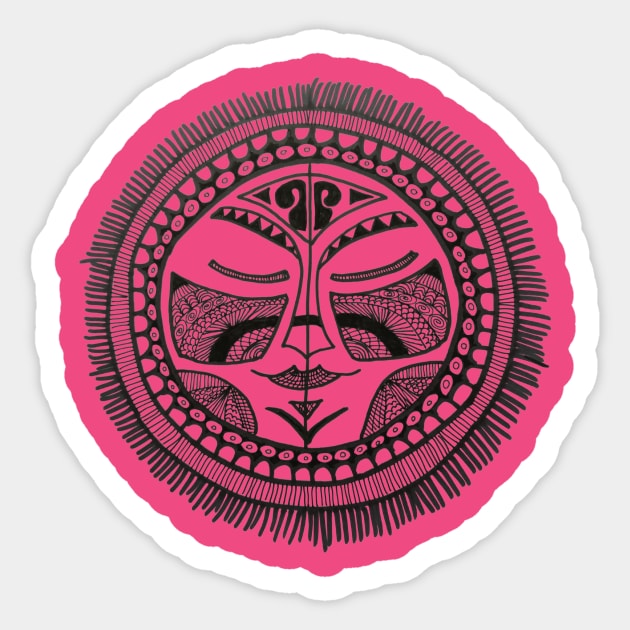 Tribal Face - Tribal Mask Face - Sticker | TeePublic