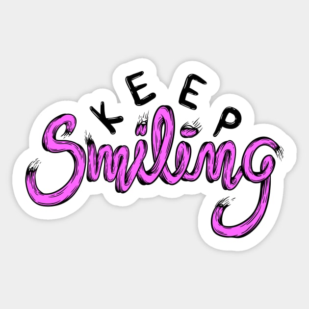 keep smiling artwork