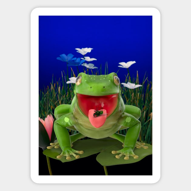 The Frog - The Frog - Sticker | TeePublic