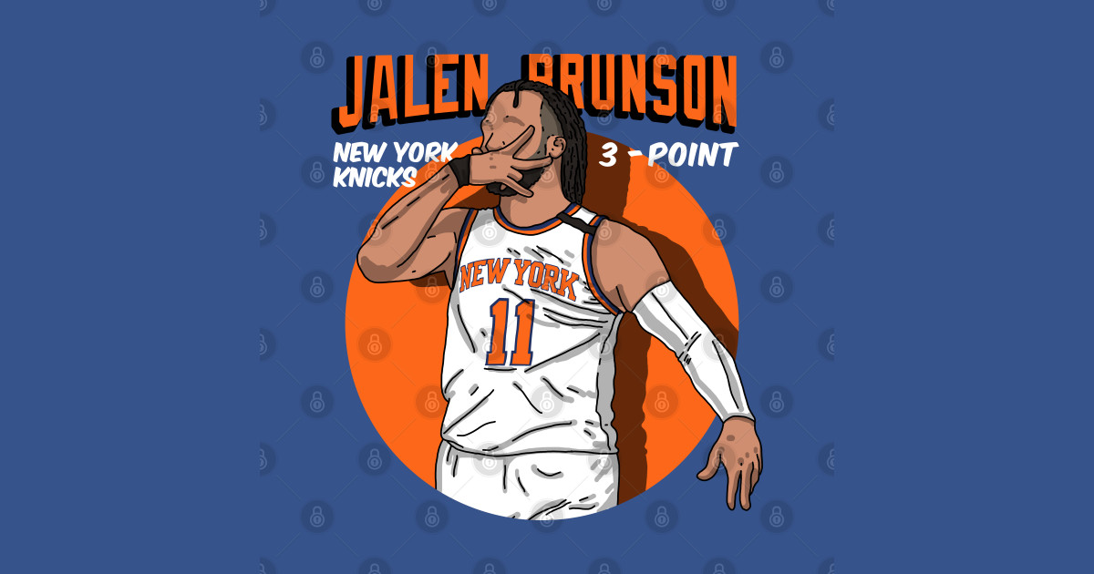 Jalen Brunson 3 Point Celebration - Jalen Brunson - T-Shirt | TeePublic