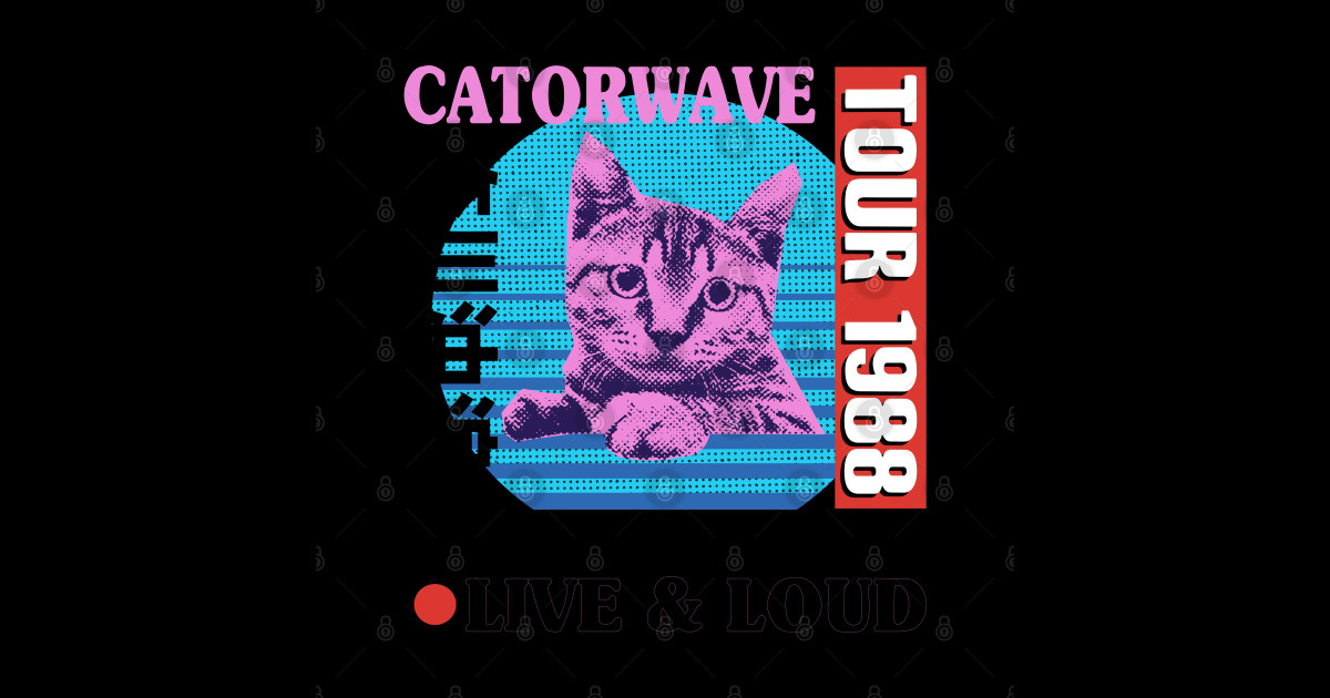 Vaporwave Aesthetic Retro Cat Gift Funny Japan Otaku - Vaporwave ...