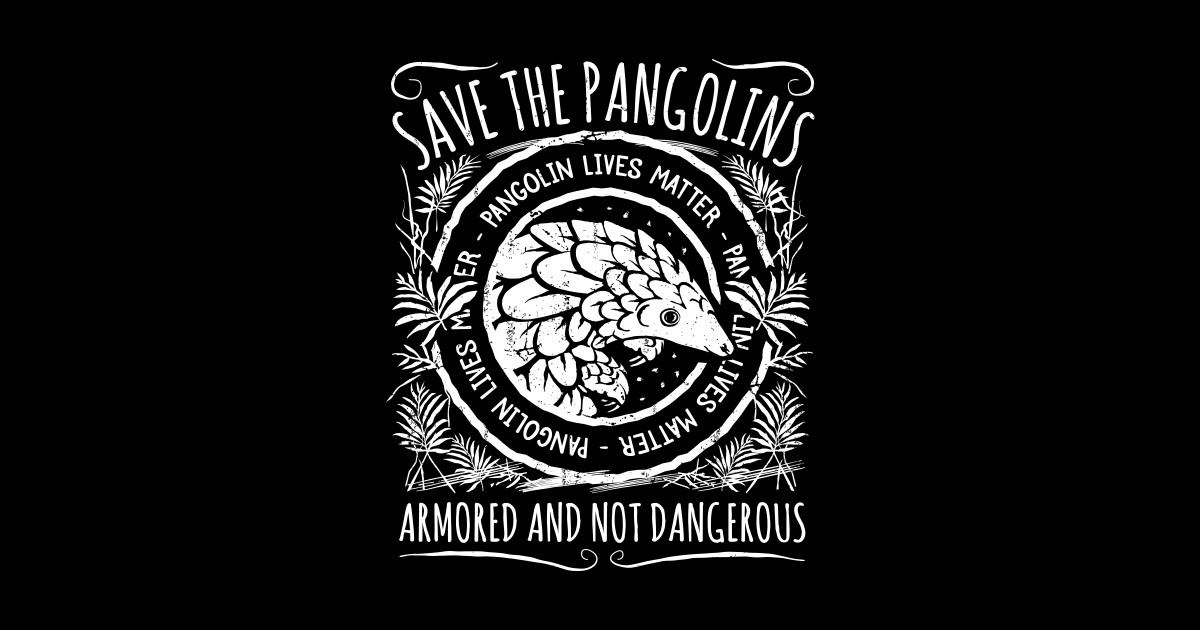 Anti Poaching Awareness - Endangered Pangolin - Anti Poaching - Sticker ...