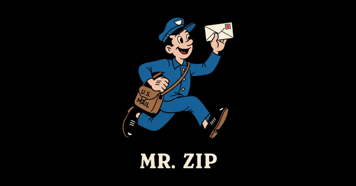 Mr. Zip Cartoon - Mr Zip Cartoon - Sticker | TeePublic