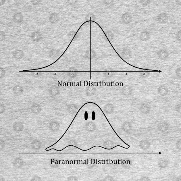 Normal Distribution, Paranormal Distribution Math Gift - Math - T-Shirt ...
