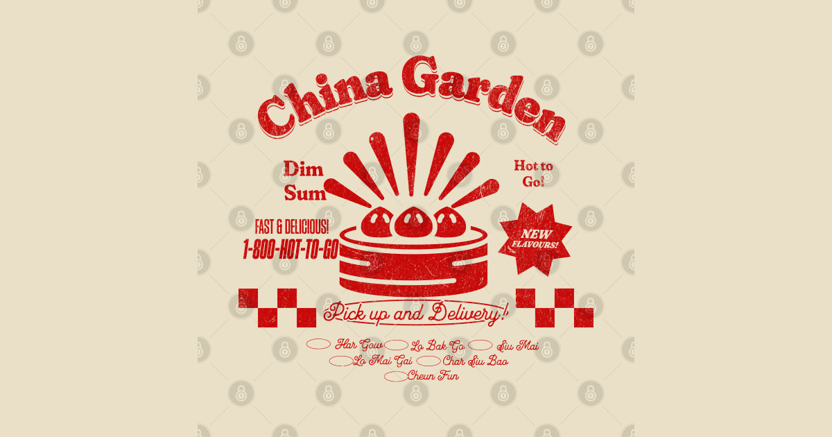 China Garden Dim Sum Hot to Go - Dim Sum - T-Shirt | TeePublic
