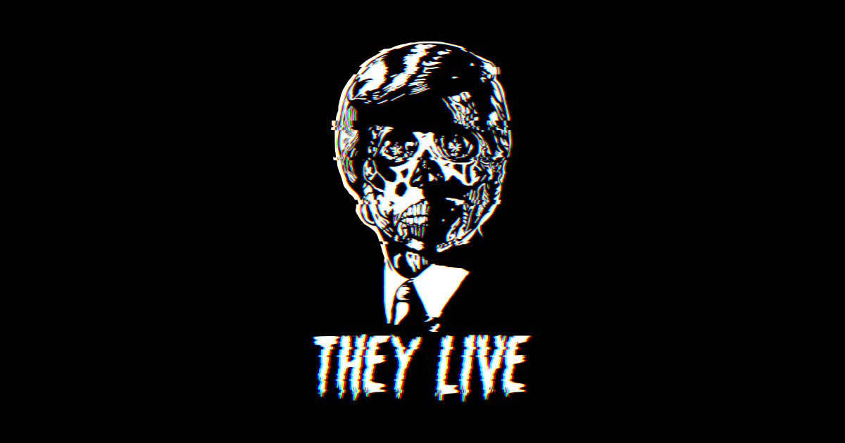 They Live - 80s effect - They Live - Sticker | TeePublic