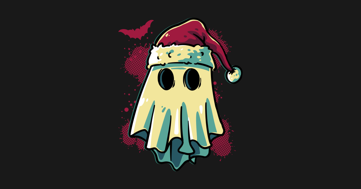 Ghost Santa - Santa Claus - T-Shirt | TeePublic