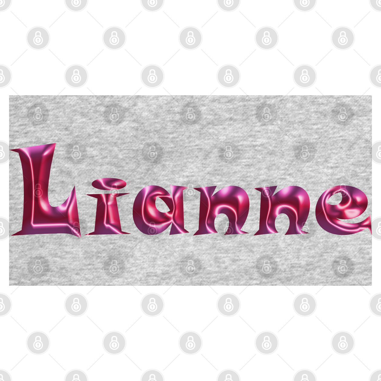 Lianne Name Design – Satin Pink Glossy Font, Cute Shiny Lettering :) - Lianne Name Satin Pink ...