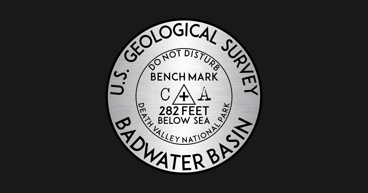 BADWATER BASIN DEATH VALLEY NATIONAL PARK GEOCACHING USGS CALIFORNIA ...