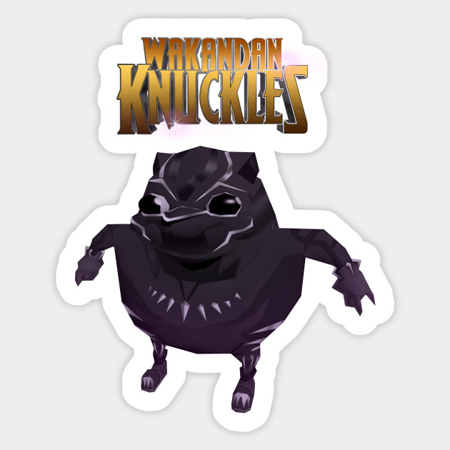 WAKANDAN KNUCKLES - Black Phanter - Sticker | TeePublic