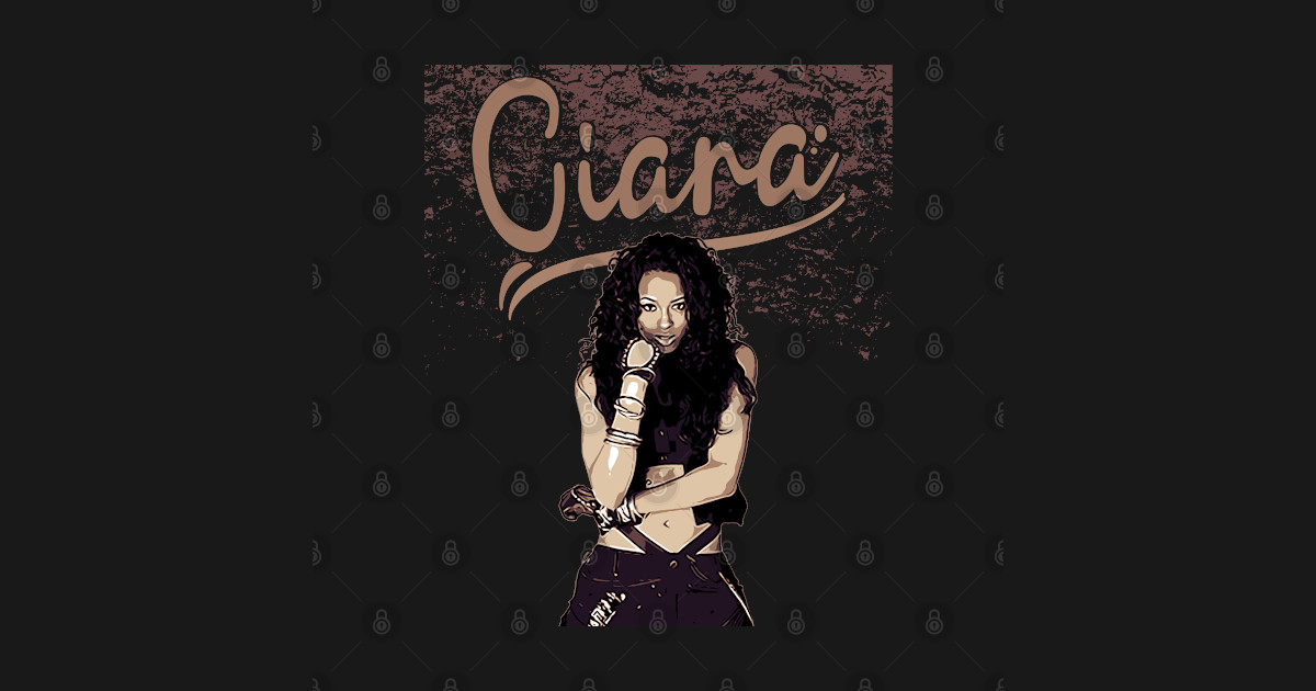 Ciara // Brown Vintage - Rapper - T-Shirt | TeePublic